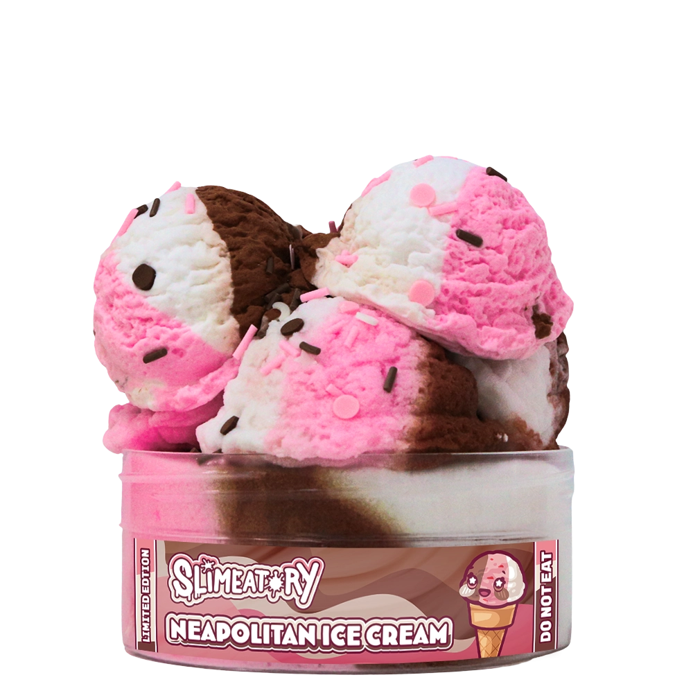 Neapolitan Ice Cream 8oz DIY Clay Kit – Slimeatory