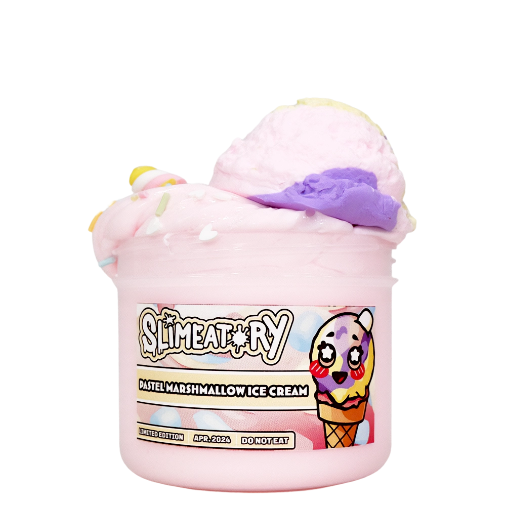 Pastel Marshmallow Ice Cream 8oz DIY Clay Kit – Slimeatory