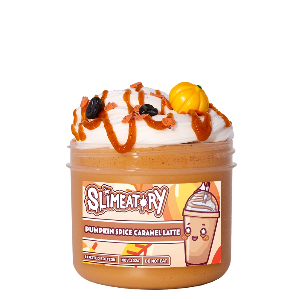 Pumpkin Spice Caramel Latte 8oz + 1oz – Slimeatory