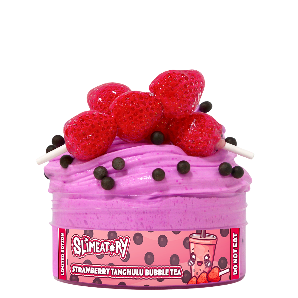Strawberry Tanghulu Bubble Tea 8oz DIY Clay Kit – Slimeatory