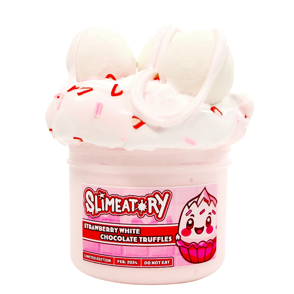 Strawberry White Chocolate Truffle 8oz DIY Clay Kit – Slimeatory