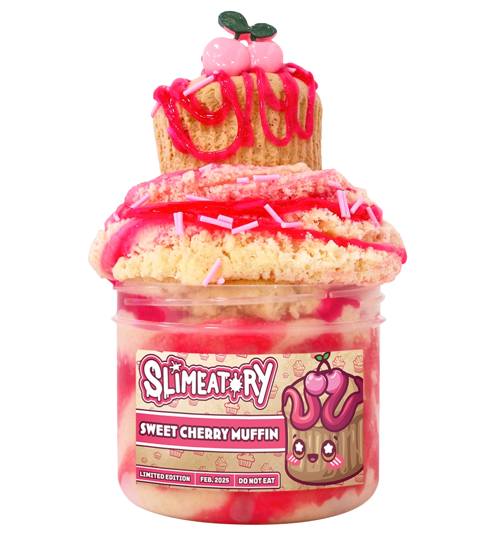 Sweet Cherry Muffin 8oz DIY Clay Kit – Slimeatory