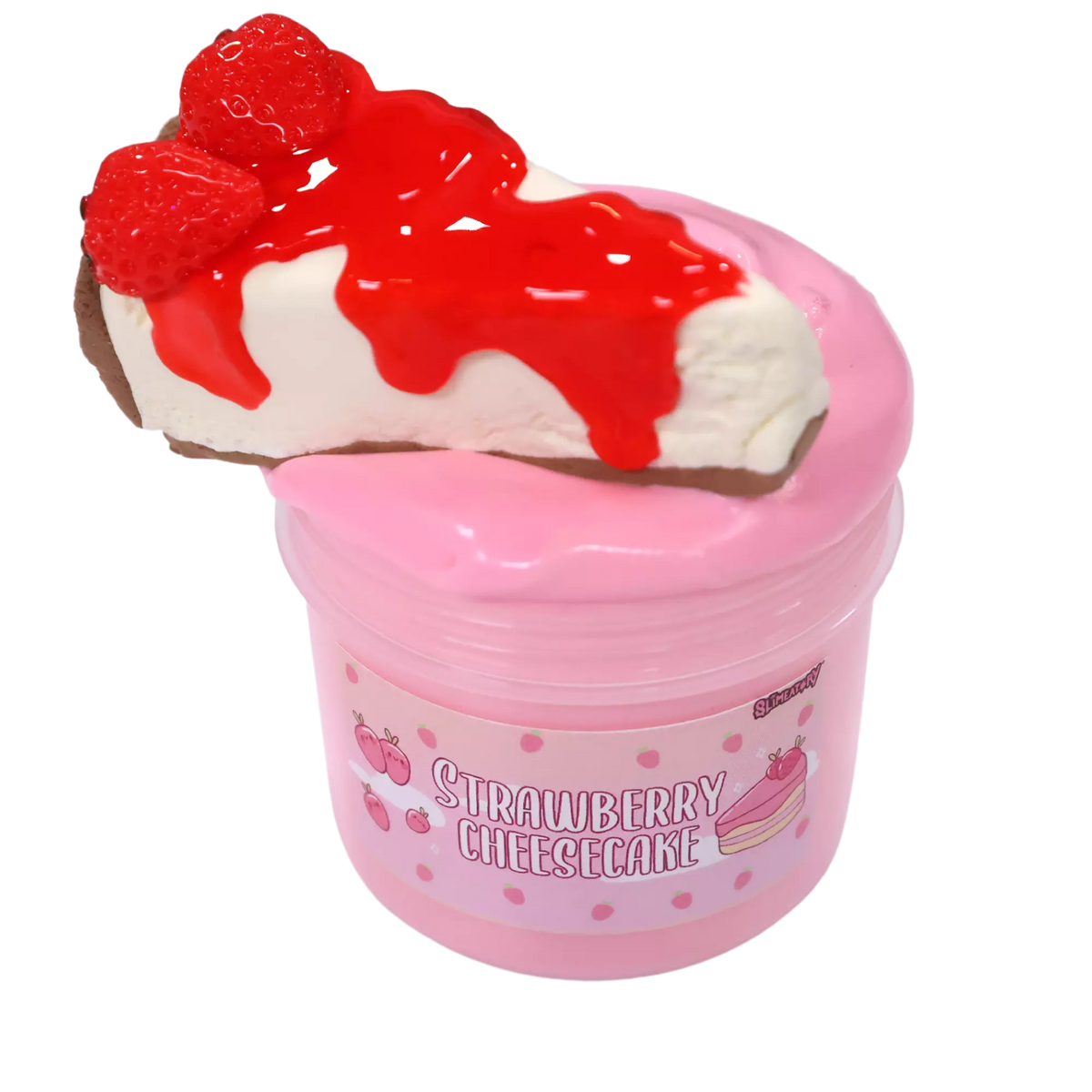 Strawberry Cheesecake slime 8oz + 1 oz – Slimeatory