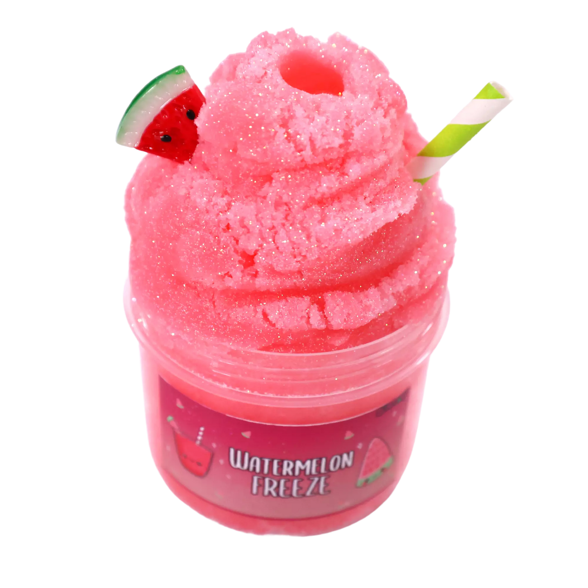 Watermelon Freeze 8 oz Cloud Fluff Slime – Slimeatory