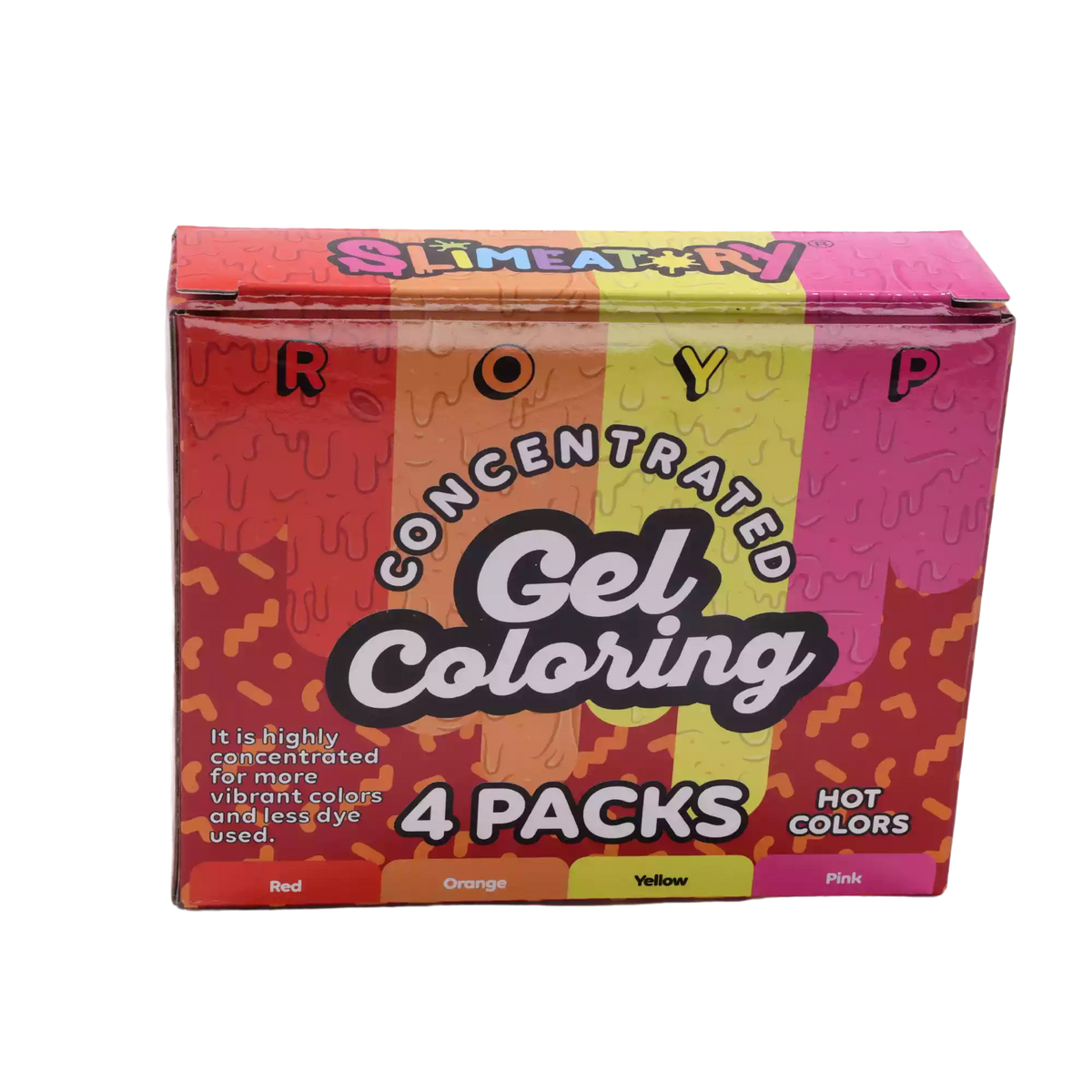 Hot Gel Coloring pack 4 - pack – Slimeatory