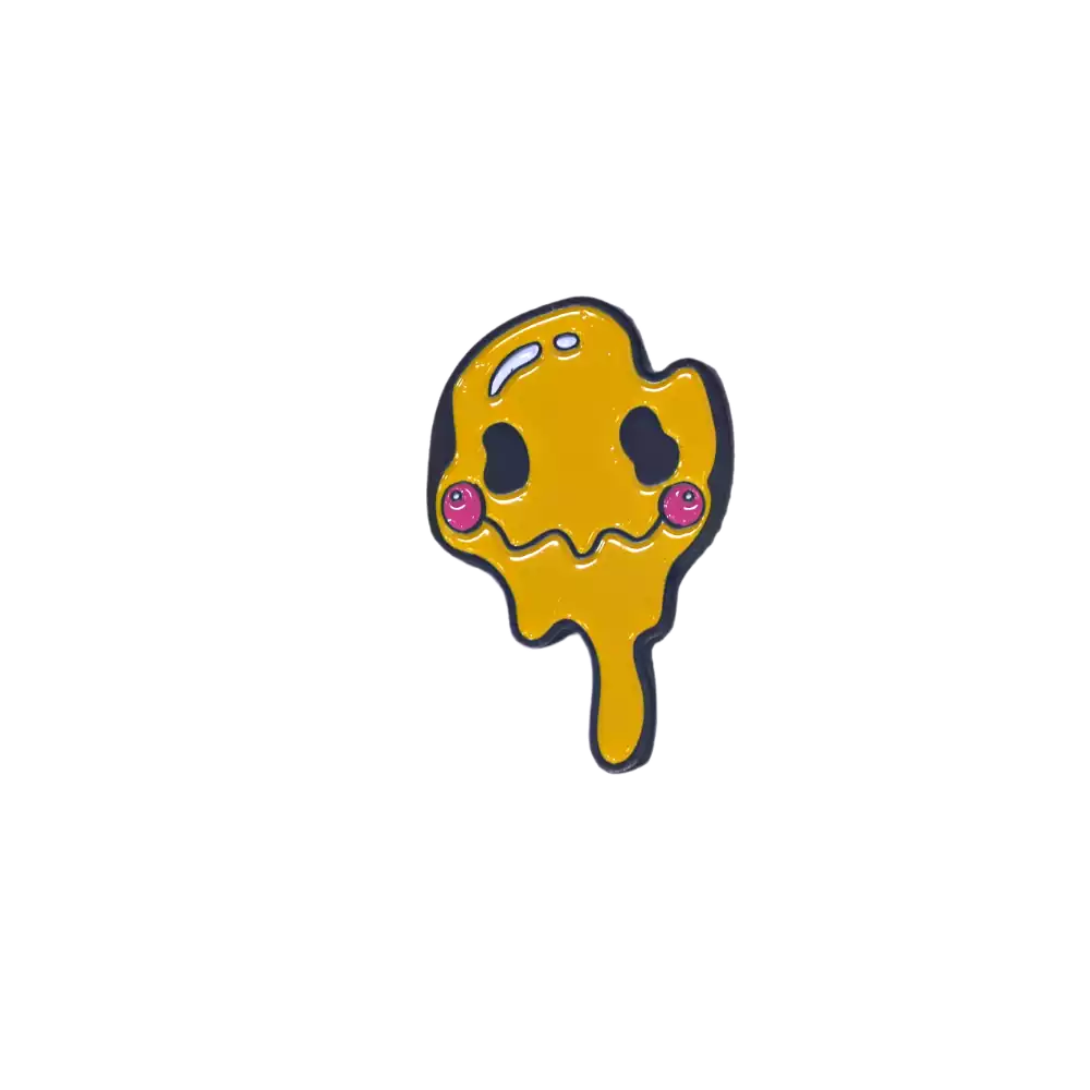 Slimeatory slimely face pin