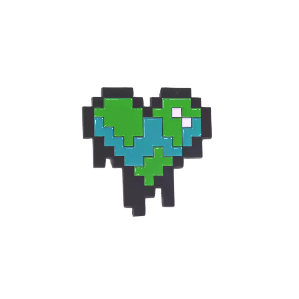 Slimeatory slimey heart pin