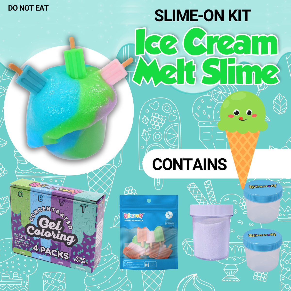 Ice Cream Melt "Slime-On" Supply Kit – Slimeatory